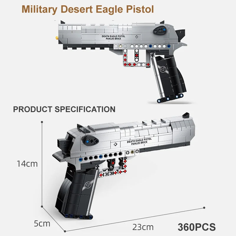 WW2 Military Weapons Guns Desert Eagle Pistol Sniper Rifle Building Bl ...